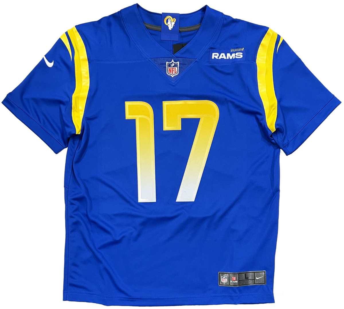 Puka Nacua Los Angeles Rams Signed Blue Nike Limited Jersey Fanatics A ...