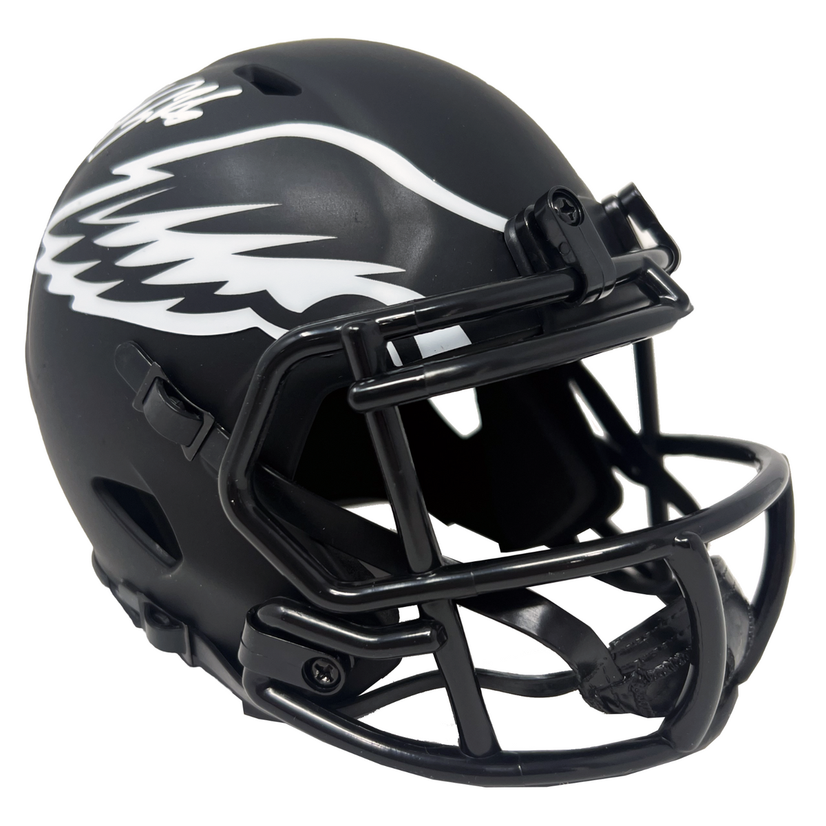 Saquon Barkley Philadelphia Eagles Signed Riddell Eclipse Mini Helmet ...