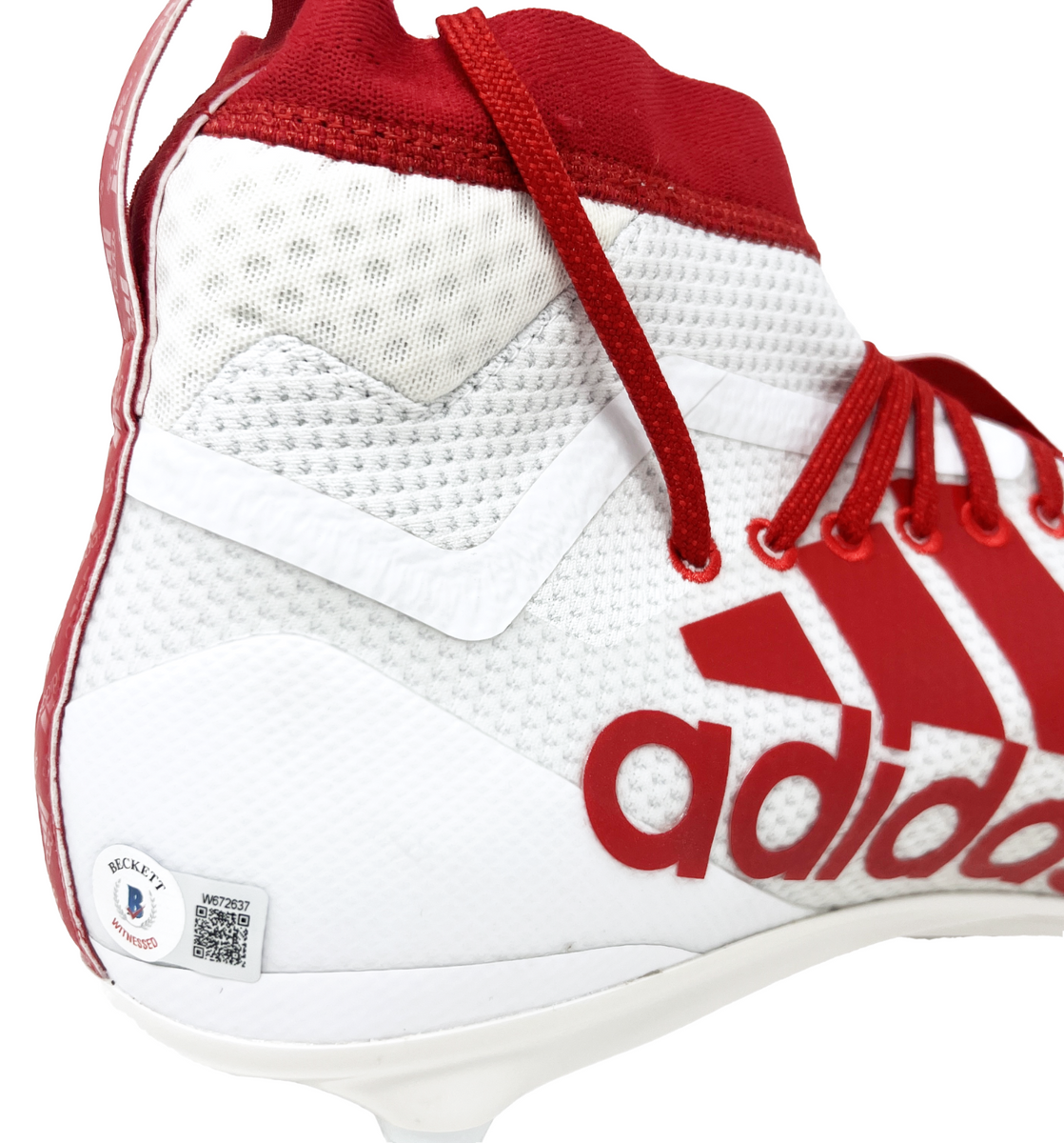 Patrick Mahomes Chiefs Signed White Adidas Game Model Team Issued Clea ...