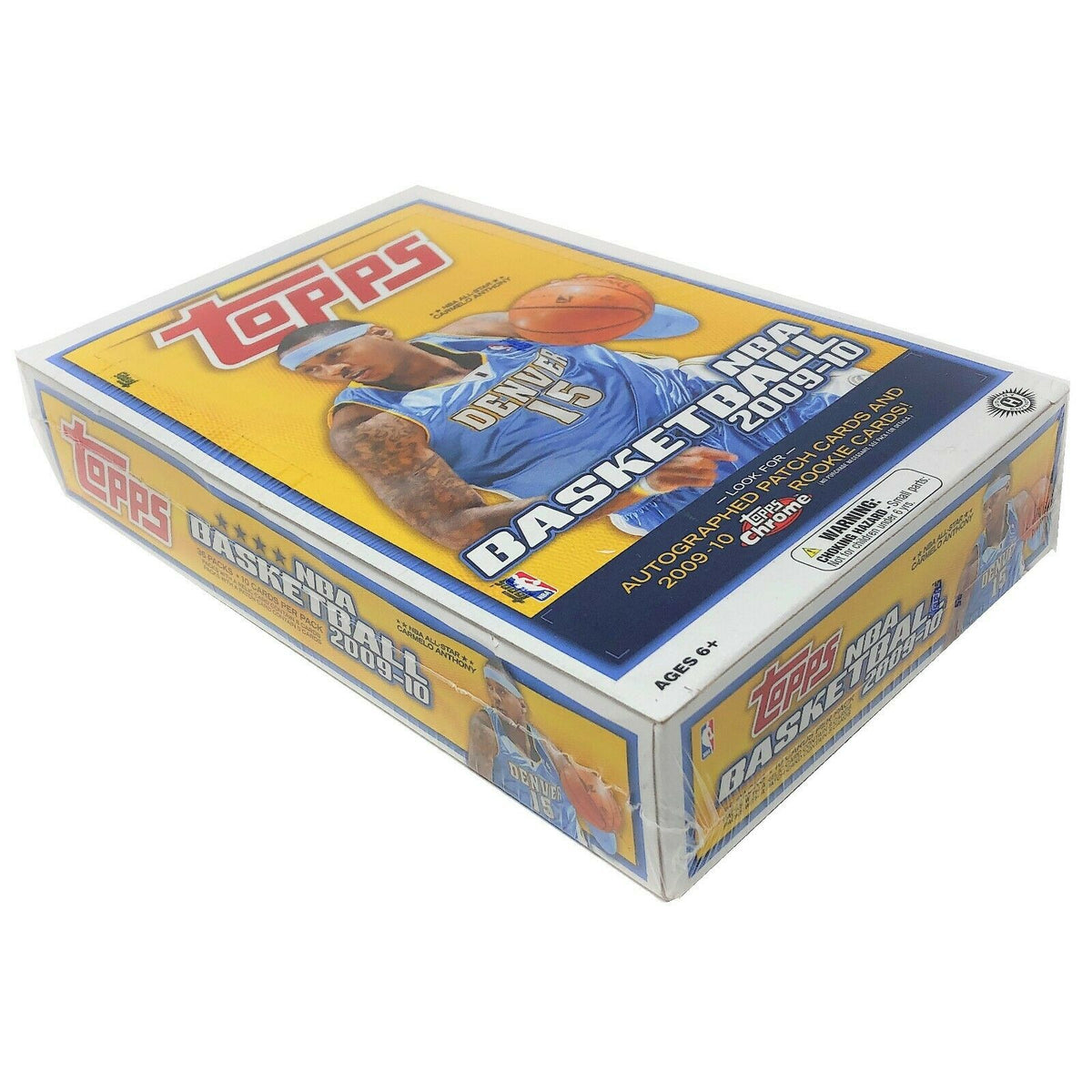 2009-10 Topps Basketball Factory Sealed Hobby Box w/ Chrome Steph Curr ...