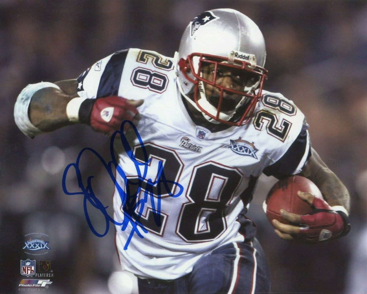 Corey Dillon New England Patriots Signed Super Bowl XXXIX 8x10 Pats Al ...