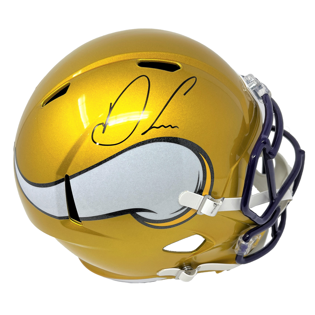 Dalvin Cook Minnesota Vikings Signed Full Size Flash Speed Replica Hel ...
